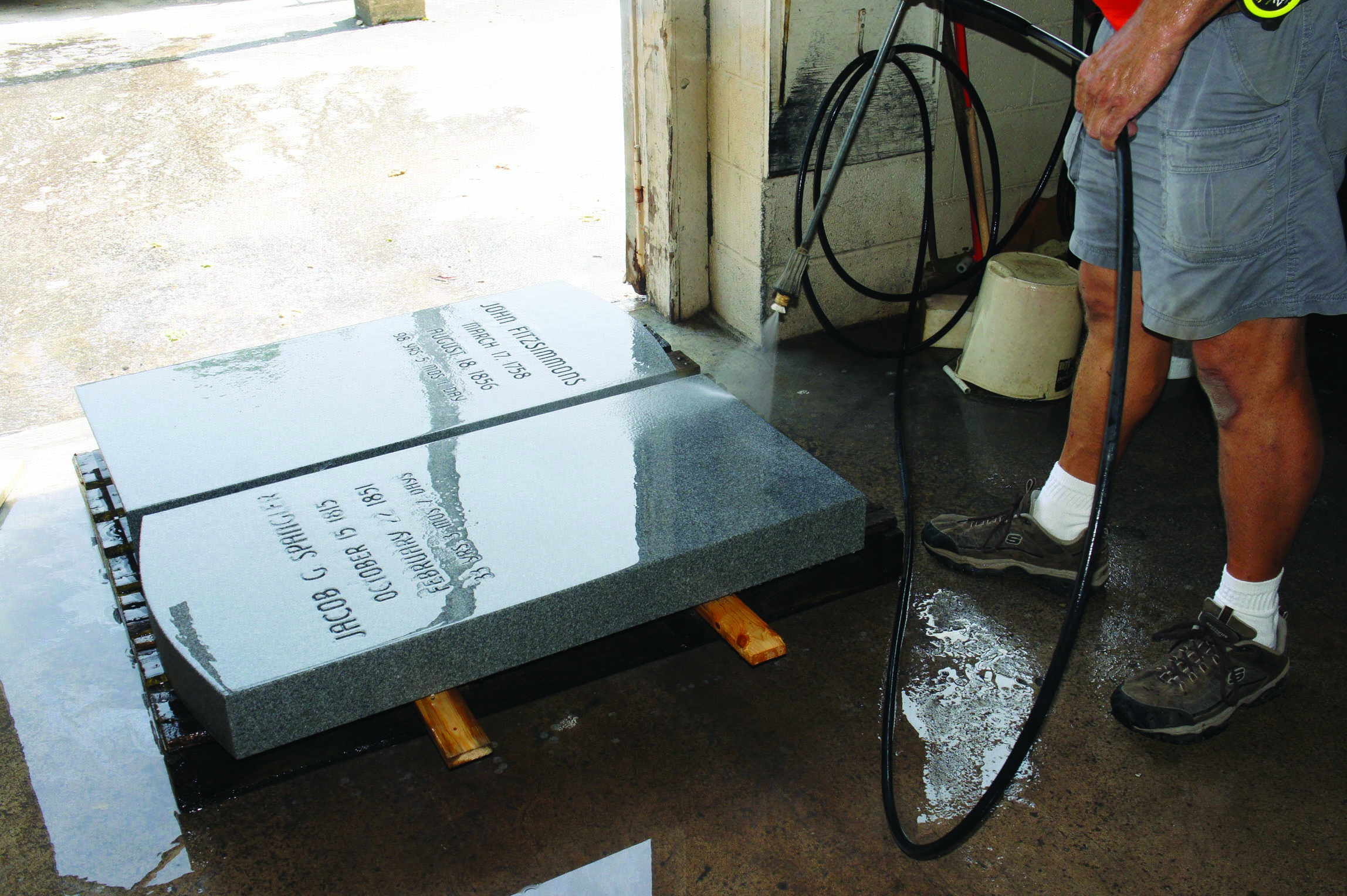 Cleaning - Baughman Memorial Works, Inc. - York, PA - monument, tombstone, headstone, grave marker